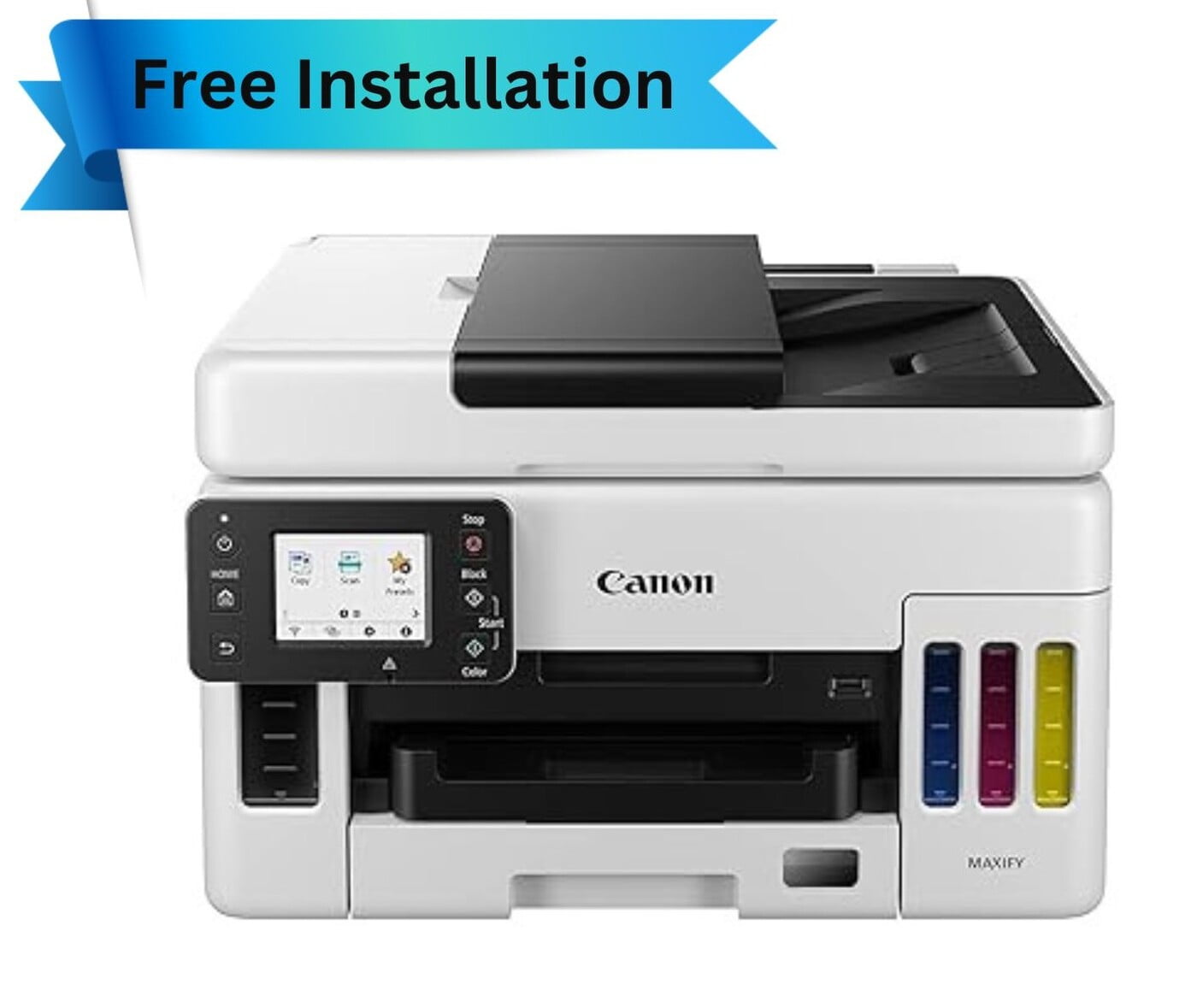 Buy Canon MAXIFY GX6070 MF Ink Mega Tank Color A4 Printer Duplex ADF ...