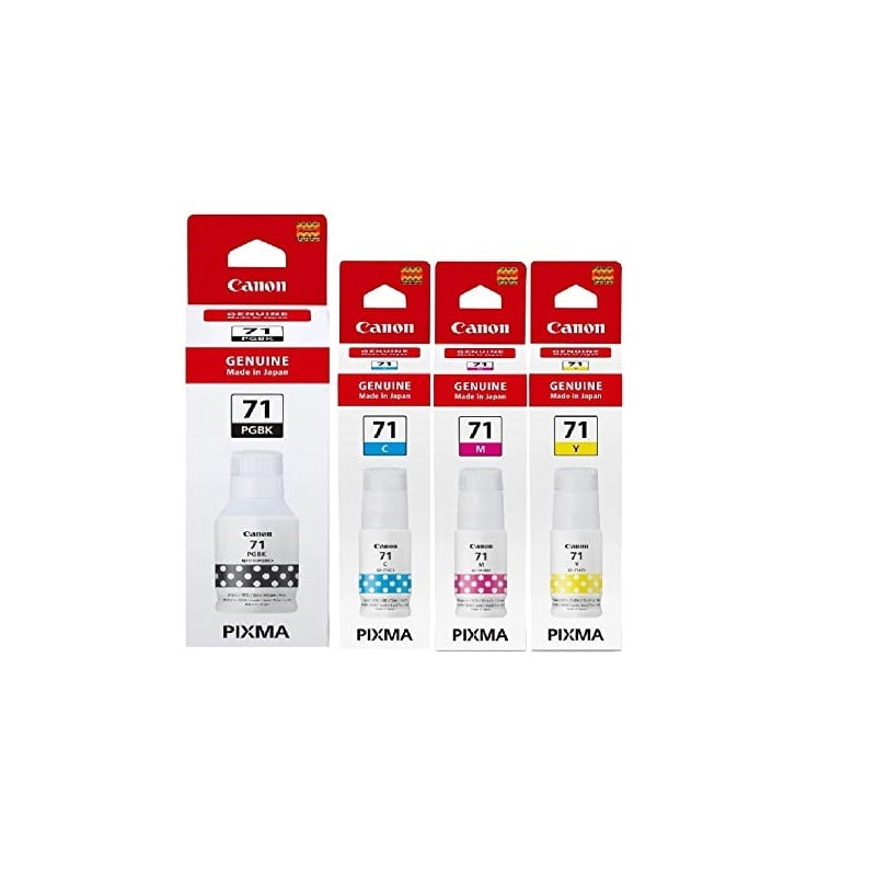 Buy Canon GI 71 Set Of 4 Bottle - 1Set (Bk/C/Y/M) at low price | e super